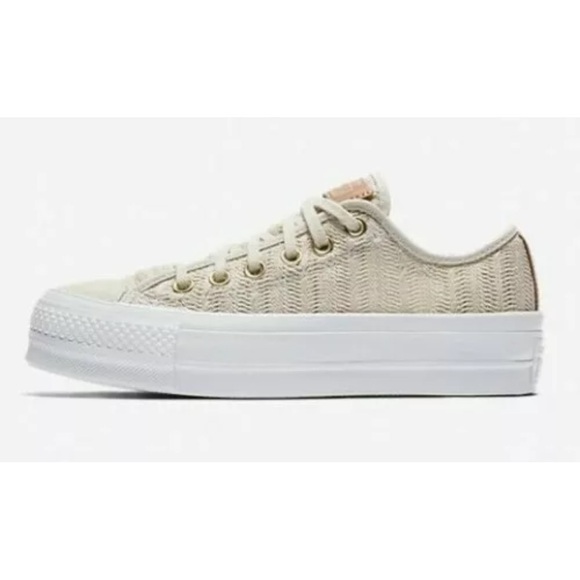 Converse | Shoes | Converse Chuck Taylor All Star Lift Herringbone Mesh ...